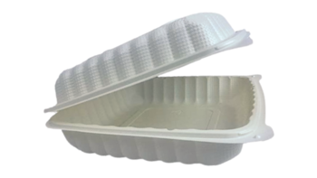 Container, Hinged, TFPP, 1 Comp, 8" x 8" - Kimelo